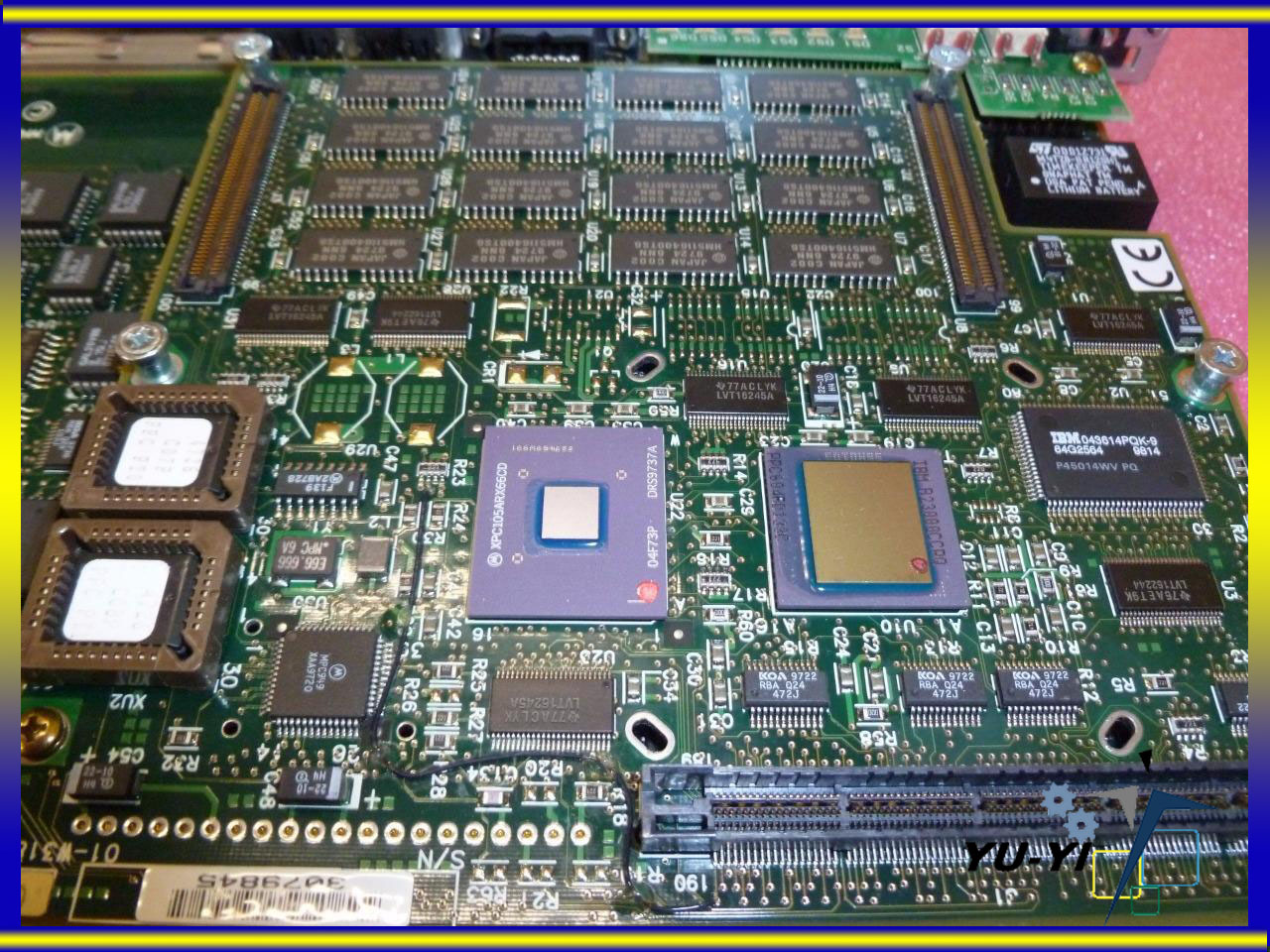 Motorola MVME 1600-001 Base 01-W3074-01E & 1603 CPU Module 01-W3180F-03F E56 - PLC DCS SERVO ...